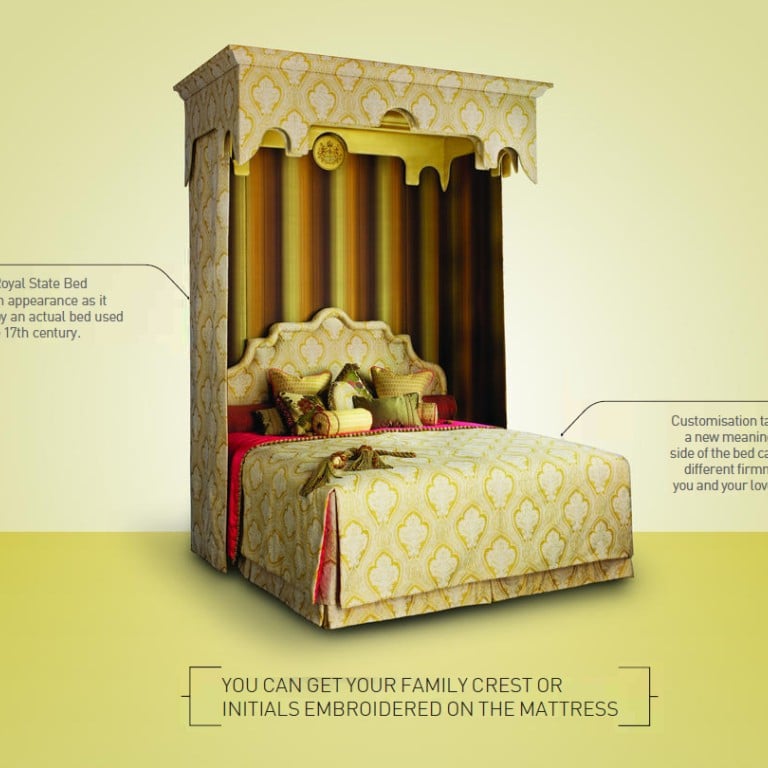 Savoir Beds creates HK$1.4 million royal state bed | South China ...