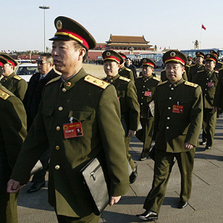 China to audit military officials in move to fight graft | South China ...