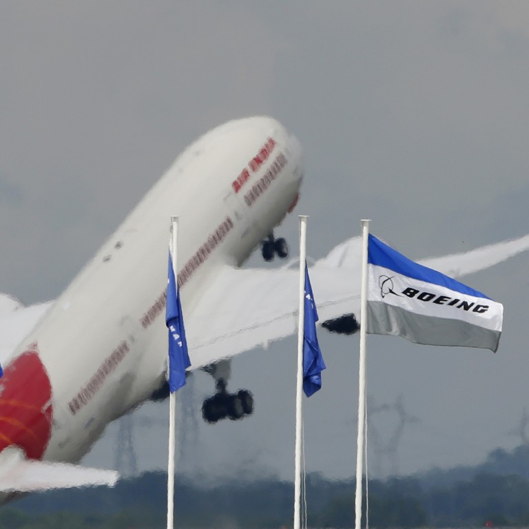 Body panel falls off Boeing 787 Dreamliner mid-flight | South China ...
