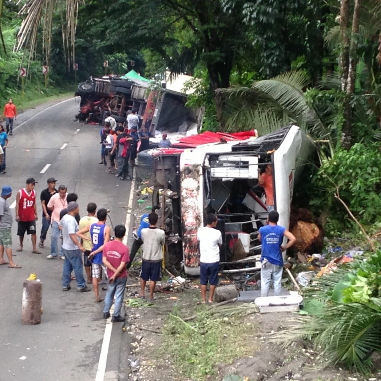 20 killed, 44 injured in Philippine road accident | South China Morning ...