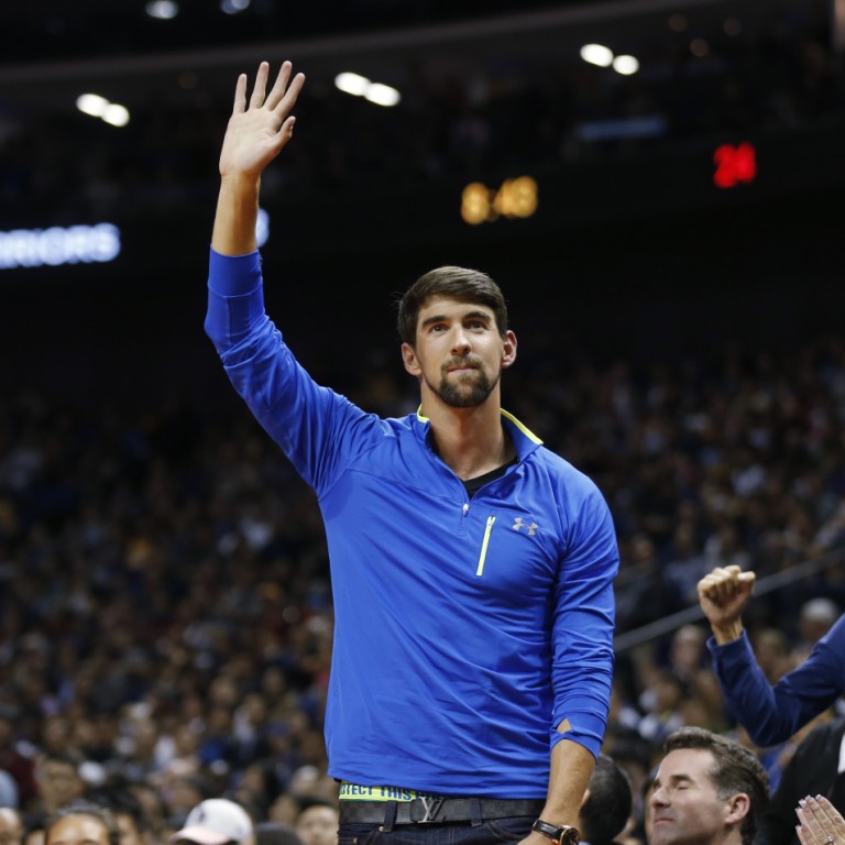 Phelps back at the pool but still mum on comeback | South China Morning ...