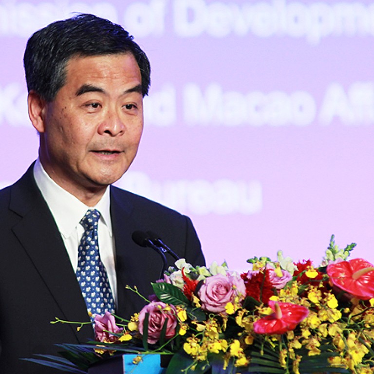 CY Leung discusses Hong Kong’s political reform with top officials in ...