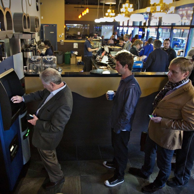 World's first bitcoin ATM opens in Vancouver coffee shop | South China ...