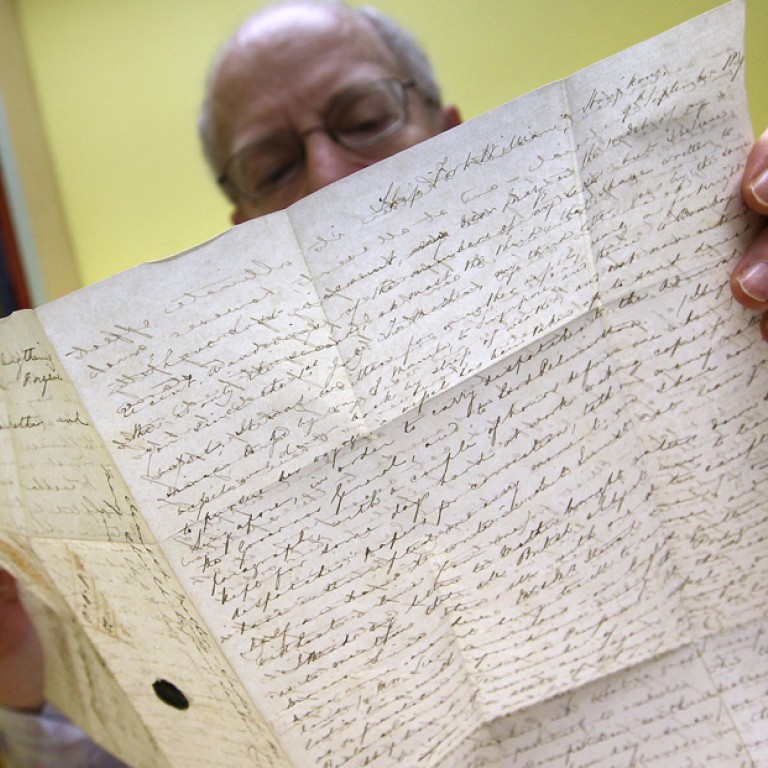 'Oldest letter' from Hong Kong to the West goes up for auction | South ...