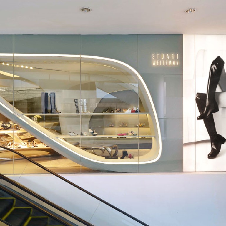 Stuart Weitzman's first Hong Kong store gets the Zaha Hadid treatment ...