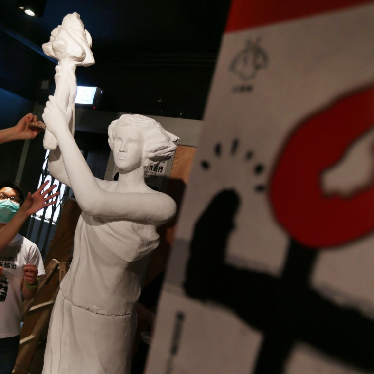 Hong Kong's Goddess of Democracy statue shines light on Tiananmen ...