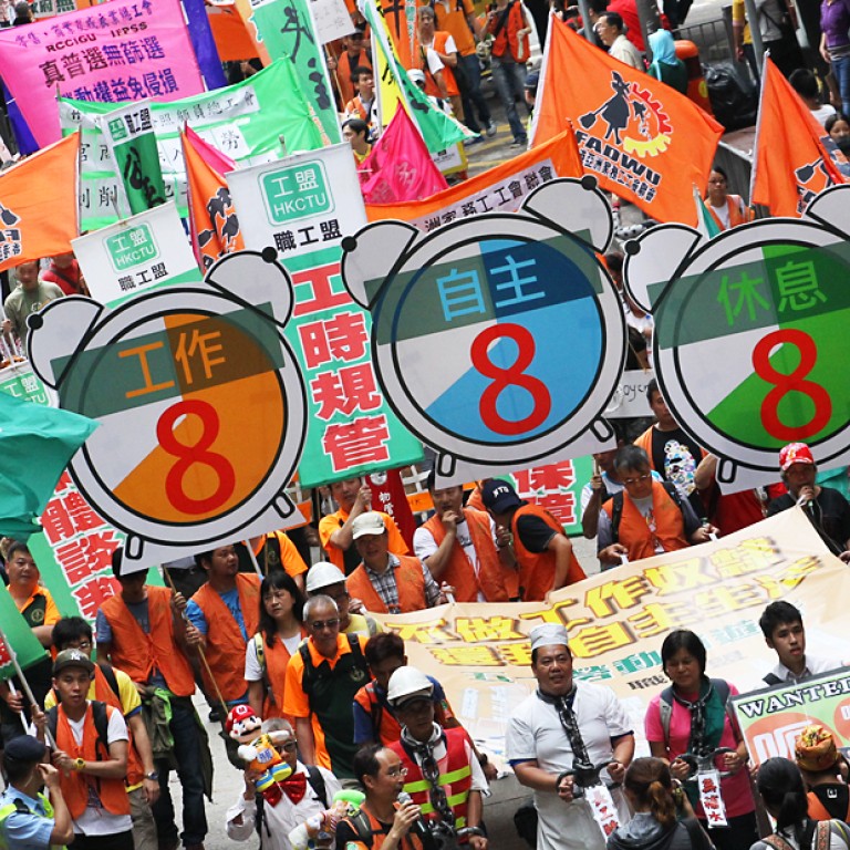 Thousands of workers descend on Victoria Park for Labour Day march ...
