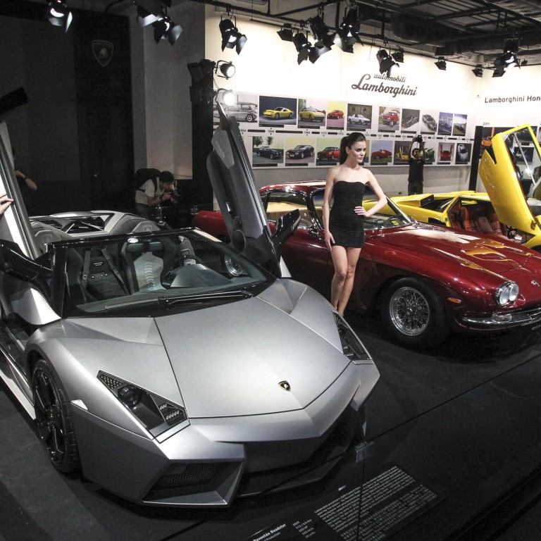 Classic Lamborghinis on show at a pop-up museum in Causeway Bay | South ...