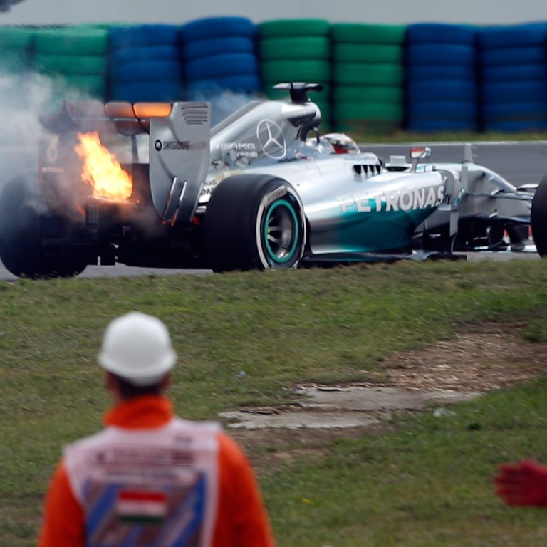 Rosberg on pole after Hamilton hopes go up in smoke | South China ...