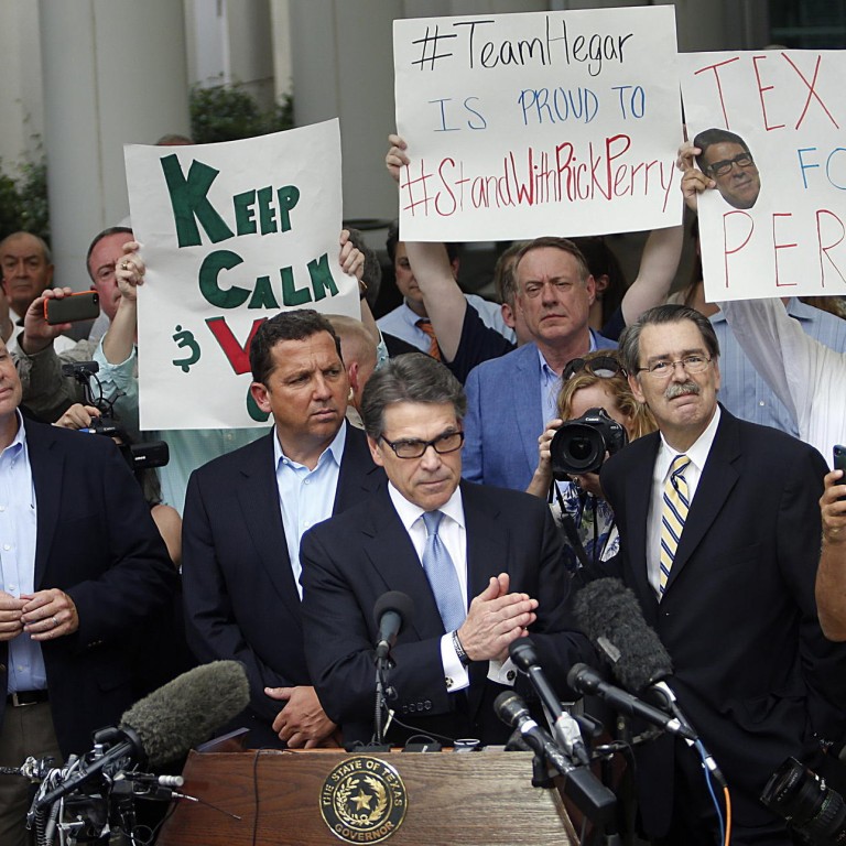 Texas Governor Rick Perry arrested for abusing his power | South China ...