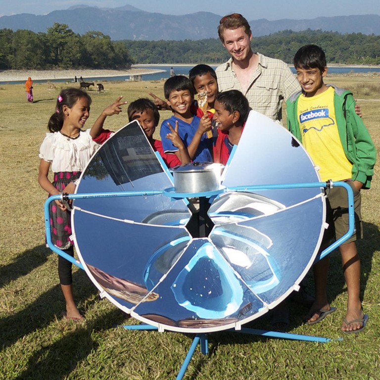 US engineering student develops clean cooker using sun's rays | South ...