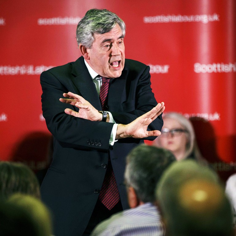 Former PM Gordon Brown intervenes in Scottish independence vote | South ...