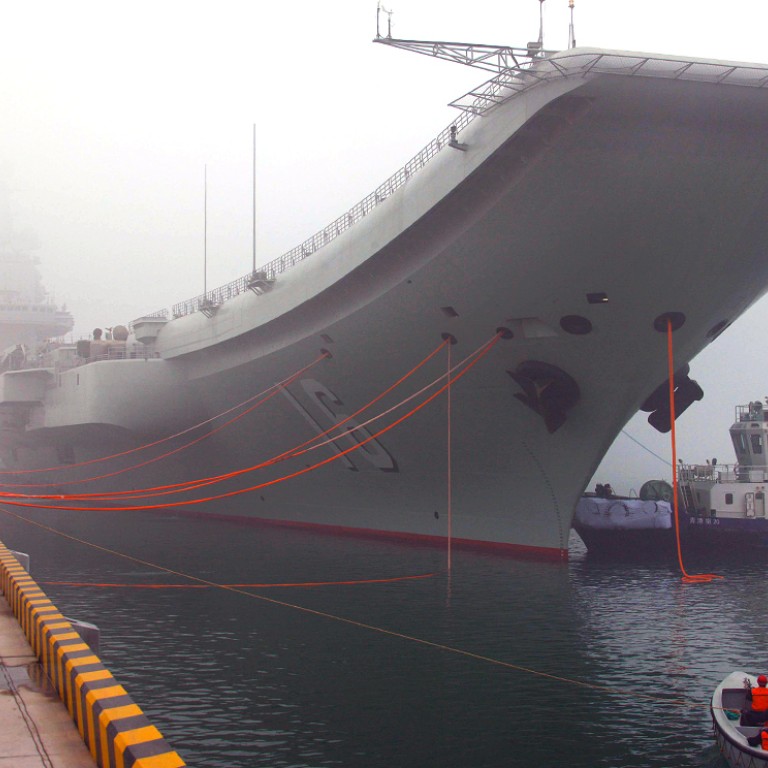 China gives rare glimpse into first aircraft carrier Liaoning’s home ...
