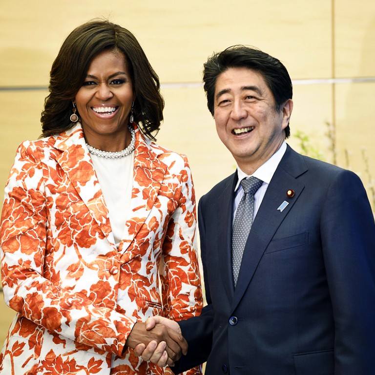 ‘Let’s do lunch’ Michelle Obama says to Japanese PM on Tokyo visit ...