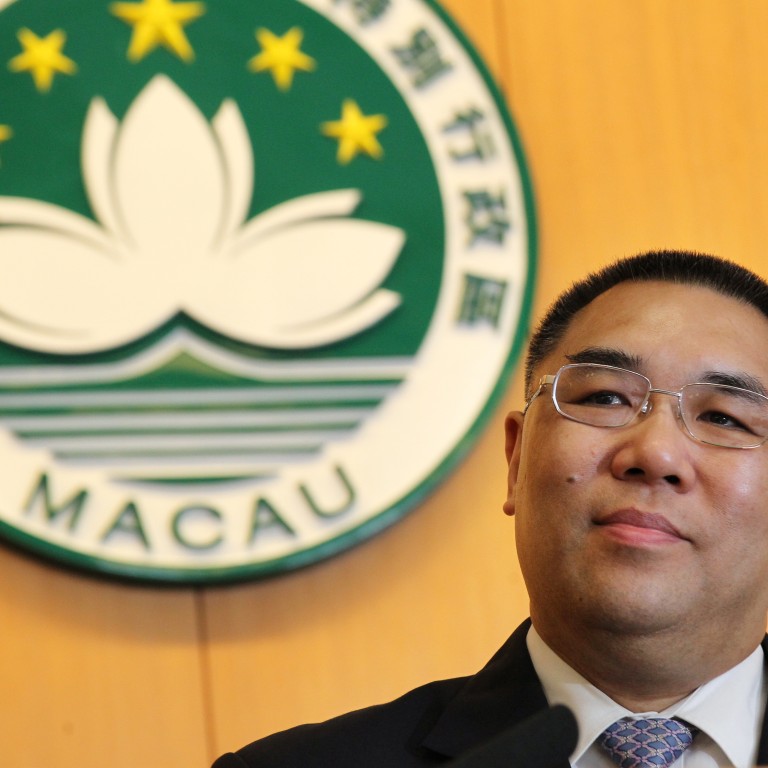 Macau leader Dr Fernando Chui comes out fighting over future of ...