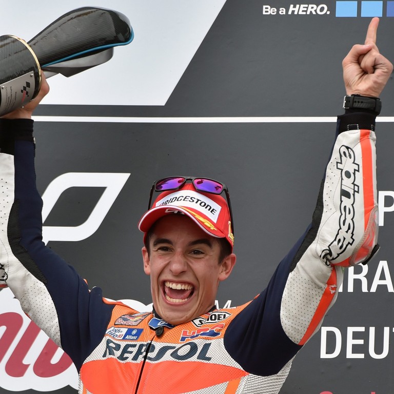 Marc Marquez wins his sixth German Grand Prix as Valentino Rossi ...