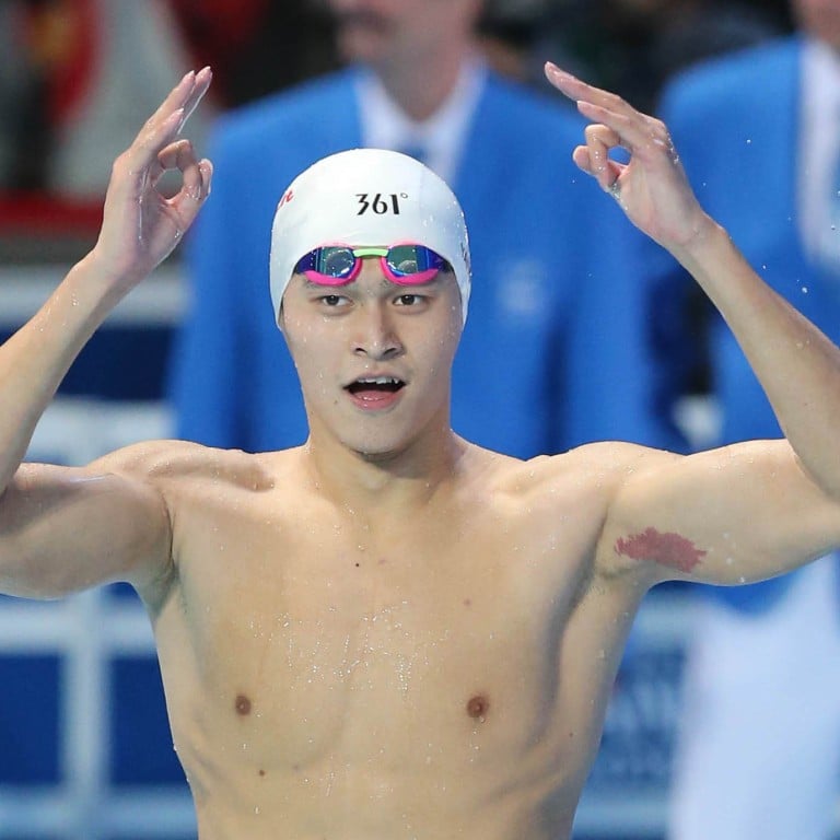 China’s Sun Yang defends 800m freestyle world title | South China ...