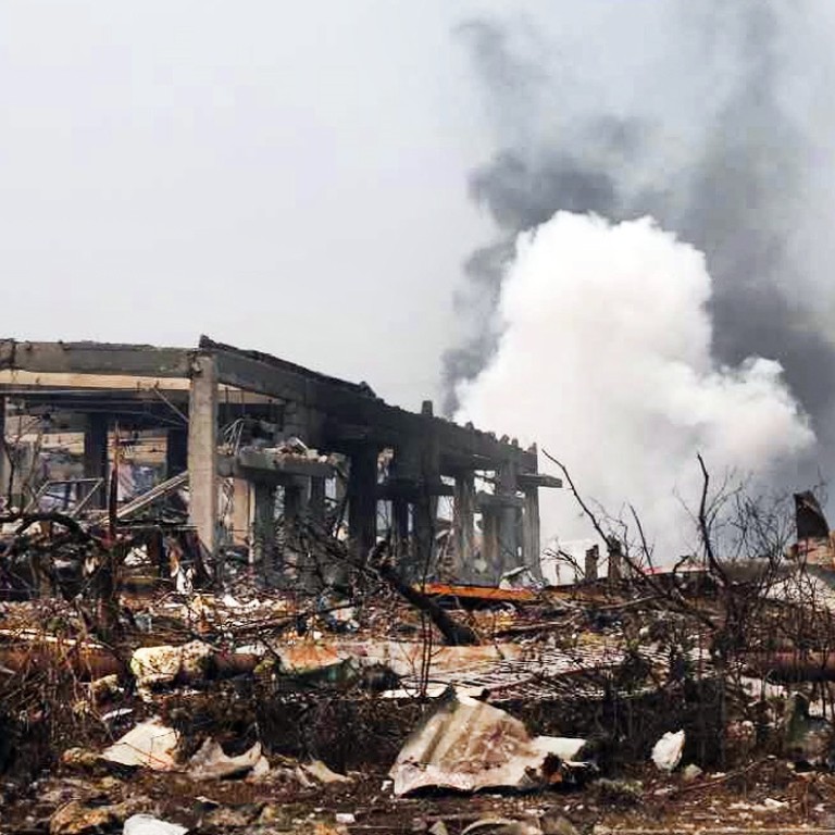 Disaster hit Chinese port rocked by another explosion | South China ...