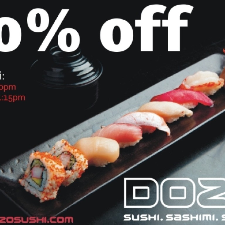 30% Off Your Bill at Dozo! | South China Morning Post