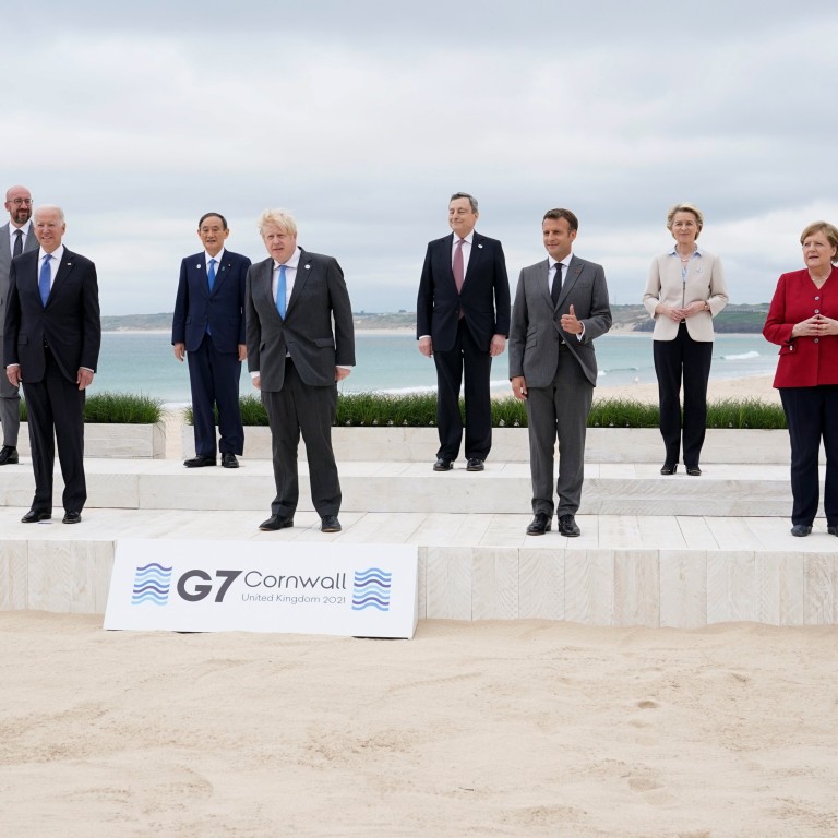 Smiling G7 leaders kick off summit with focus on coronavirus, climate ...