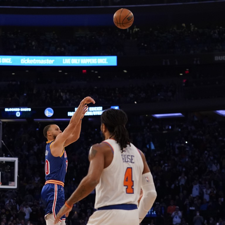 3-point king Stephen Curry makes NBA history as Warriors top New York ...