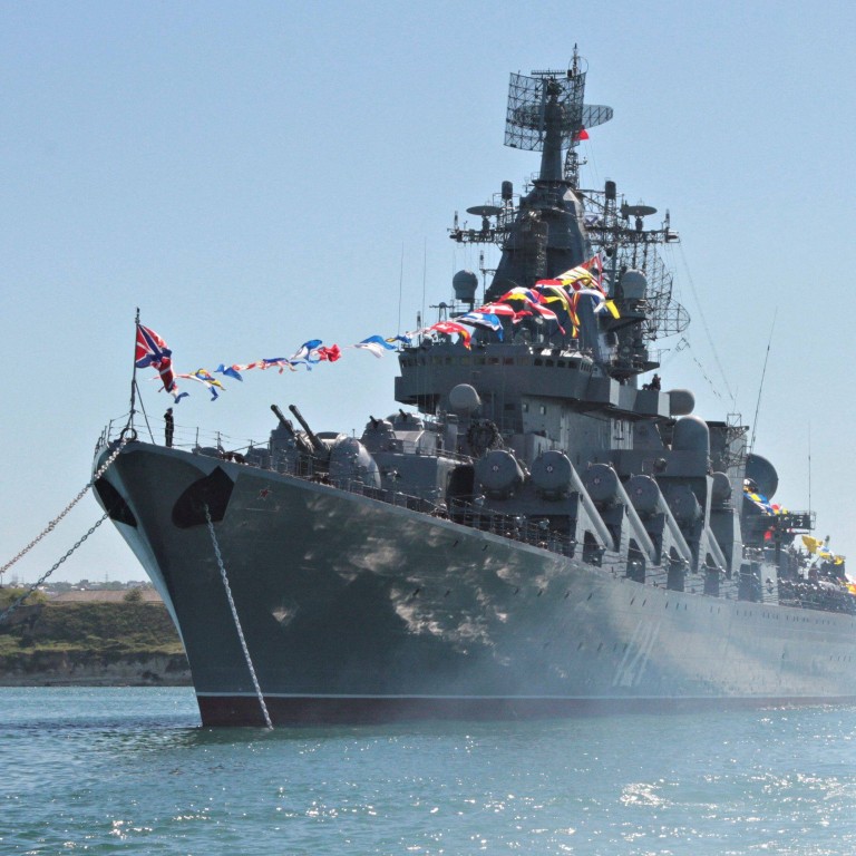 Ukraine war: Russia says Moskva flagship has ‘sunk in storm’ after fire ...