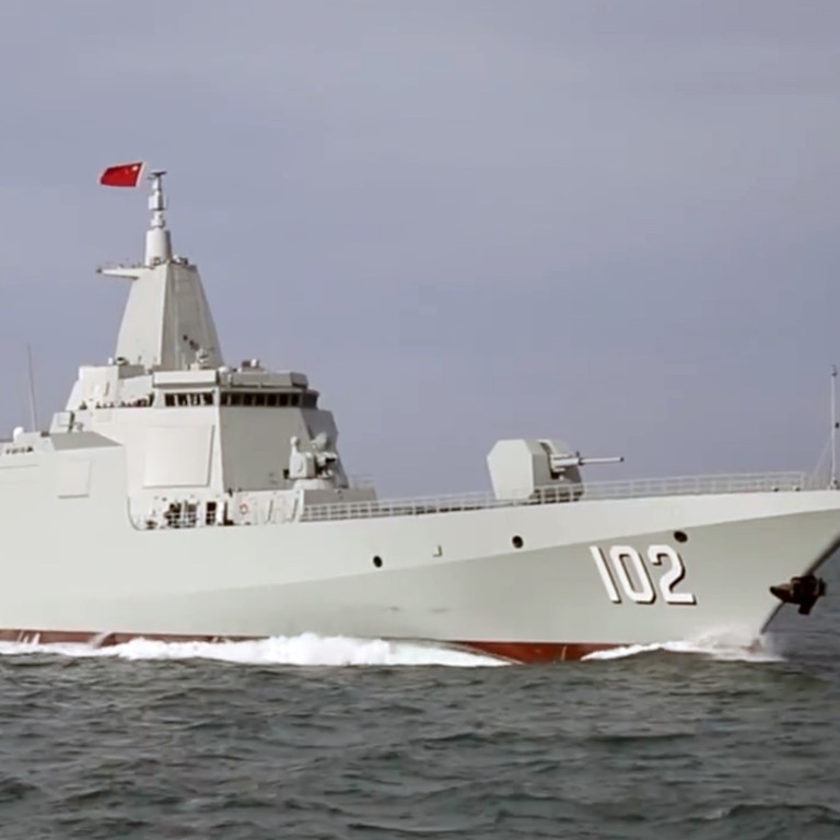 Chinese destroyer on long-distance exercises in Sea of Japan, to deter ...