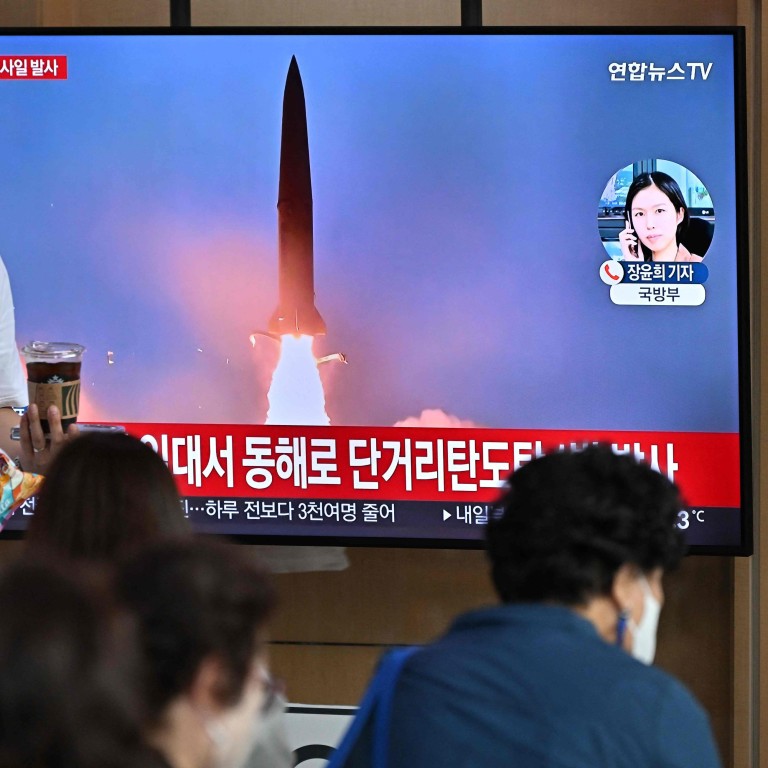 North Korea Fires 2 Ballistic Missiles On Eve Of Us Vp Kamala Harris