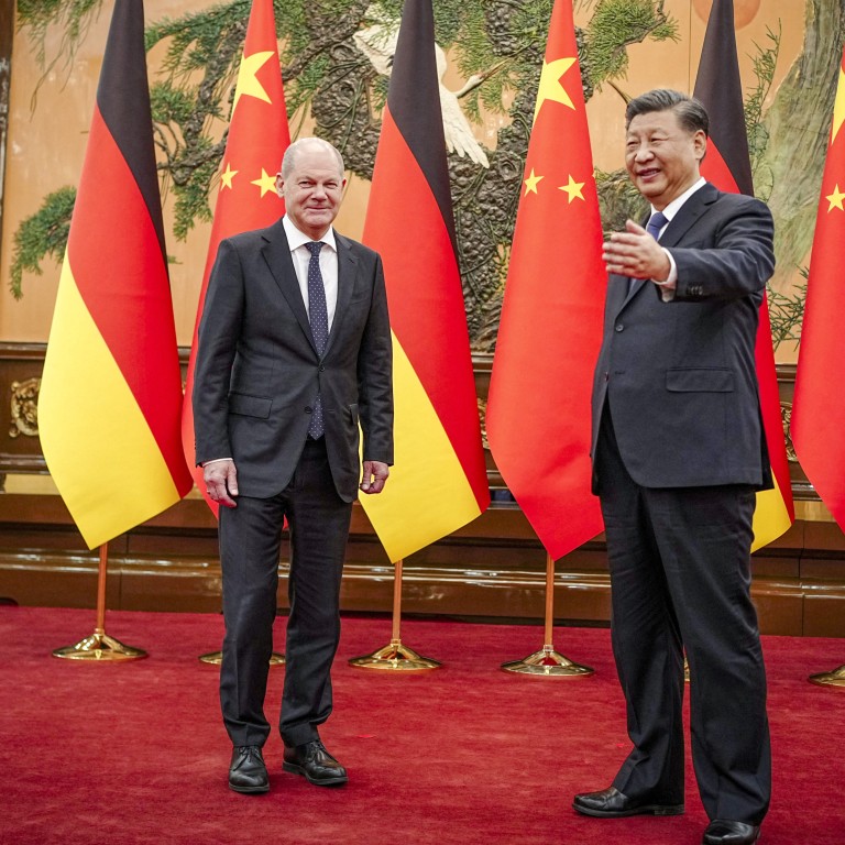 How German leader Olaf Scholz walked a fine line in China | South China ...