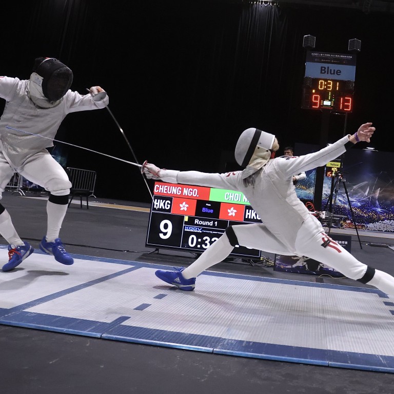 Hong Kong fencer Ryan Choi wins city foil title without striking a blow ...