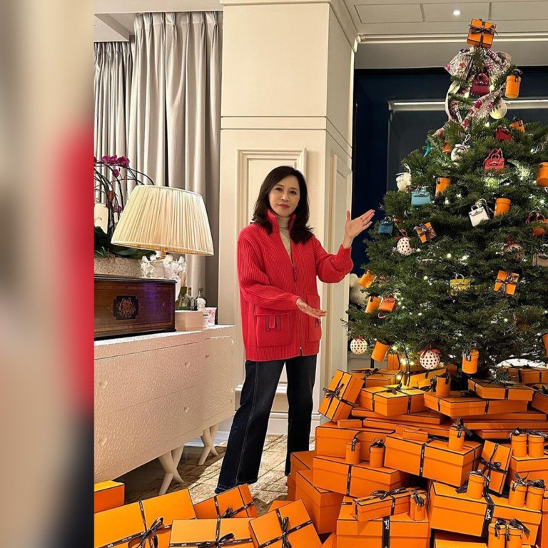 A very tacky Christmas: ex-Hong Kong actress flaunts wealth with over ...