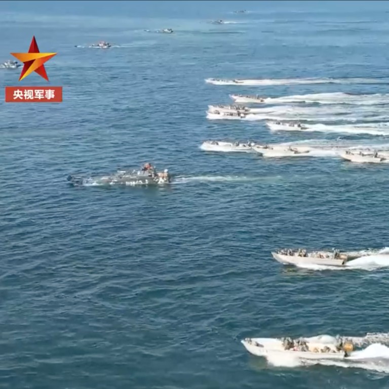 Chinese military sharpening amphibious assault skills, state TV report ...