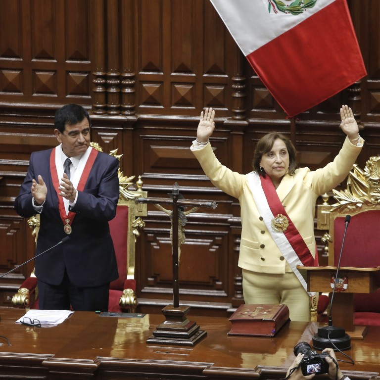 Dina Boluarte Sworn In As Perus First Female President After Pedro