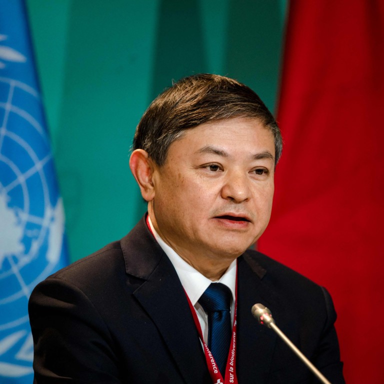 China’s environment minister, chair of UN nature talks, ‘greatly ...