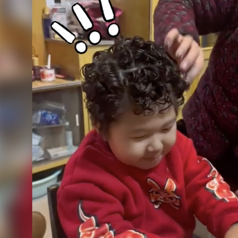 Grandmother spends hours giving 3-year-old grandson an Afro perm for ...