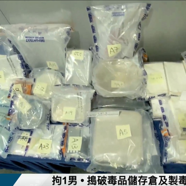 Suspect arrested, HK$23 million worth of drugs, including cocaine and ketamine, seized in raids ...