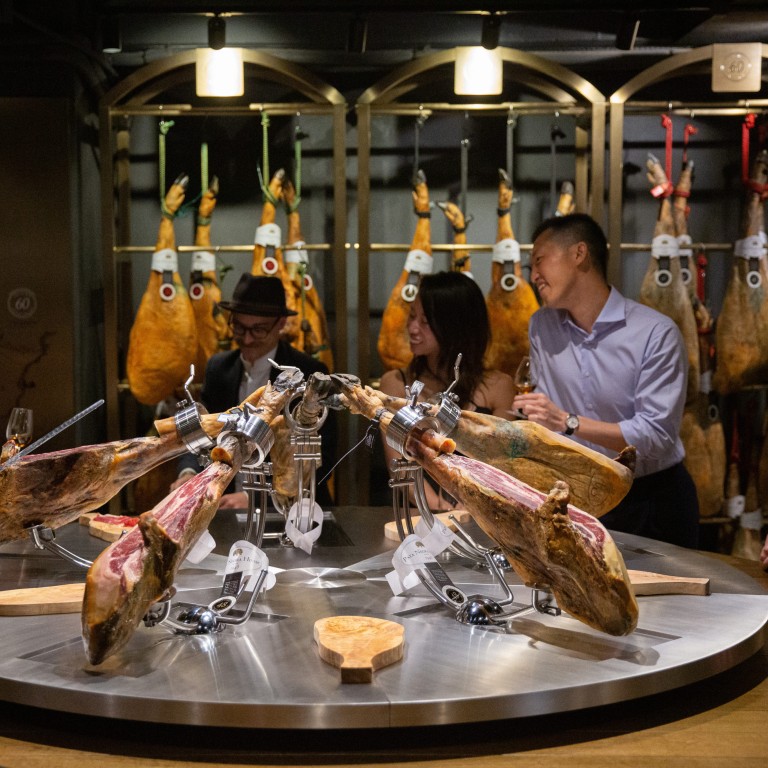 Tapas and a taste, smell and view of cured Iberico hams on a tour of ...