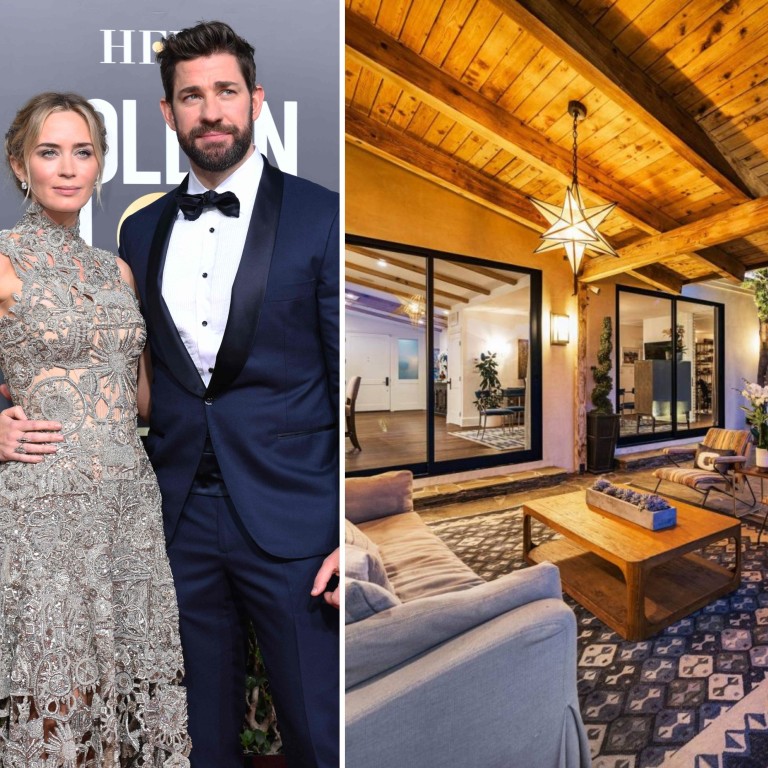 Inside Emily Blunt and John Krasinski’s rustic-chic mansion, now up for ...