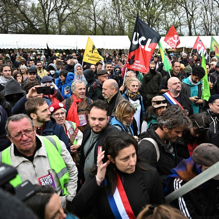 Thousands protest against planned motorway in southern France | South ...