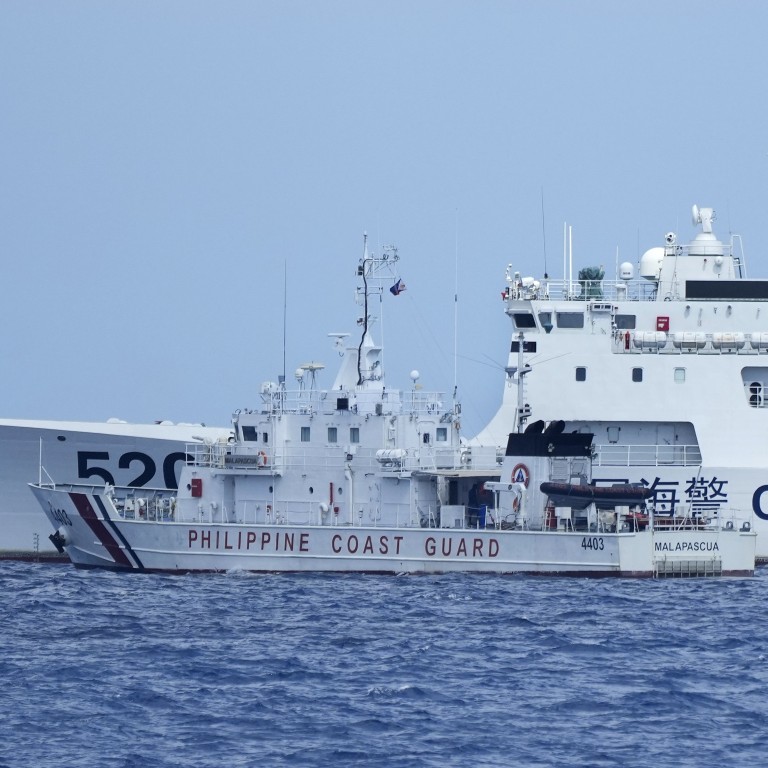 Beijing says Philippine coastguard staged South China Sea near ...