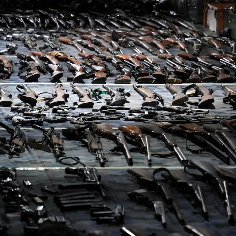 Guns, grenades and rocket launchers among 13,500 weapons surrendered ...