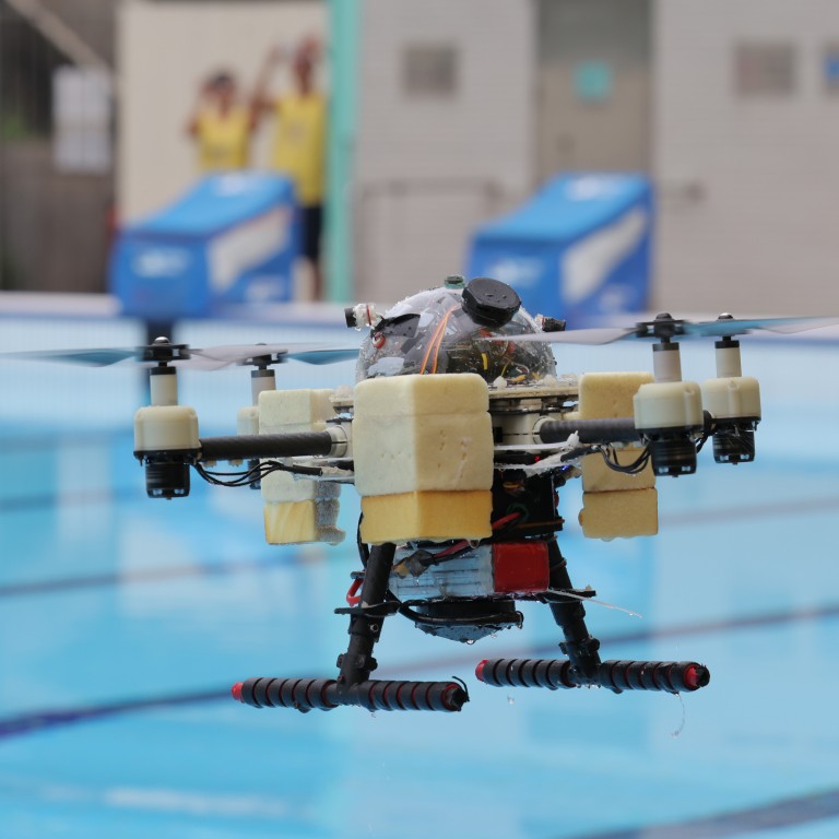 Could this flying, diving drone one day help with ocean rescues? Its ...