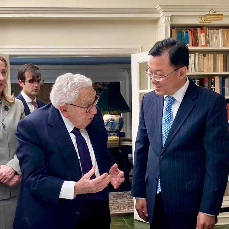 China’s envoy to US Xie Feng congratulates Henry Kissinger on 100th ...