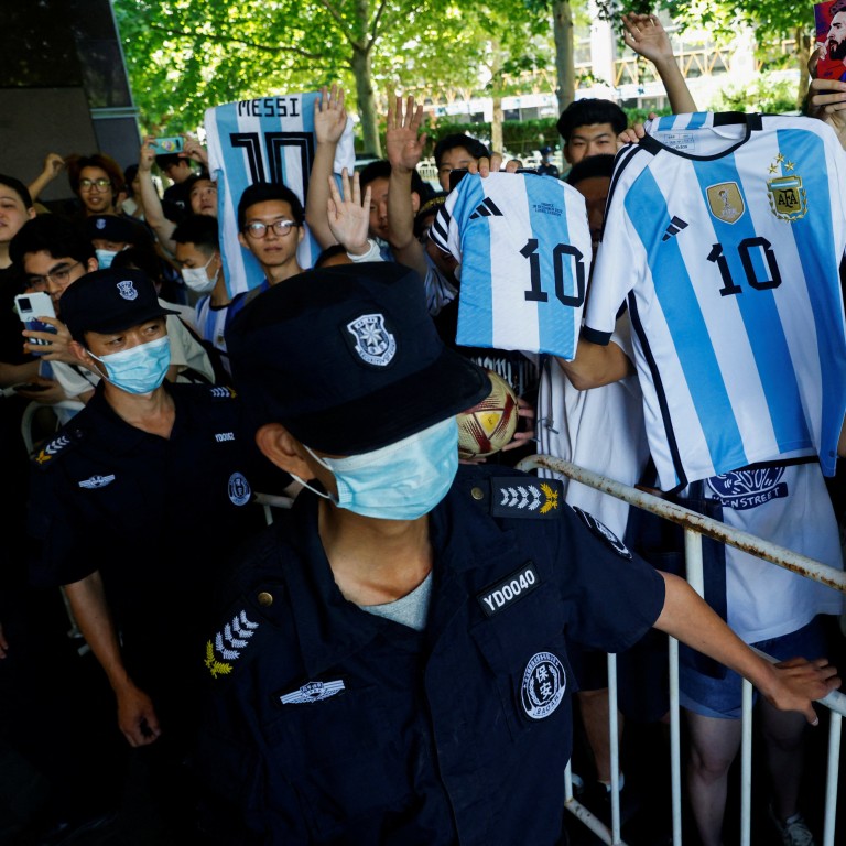 Chinese fans give Lionel Messi rockstar welcome ahead of Argentina v ...