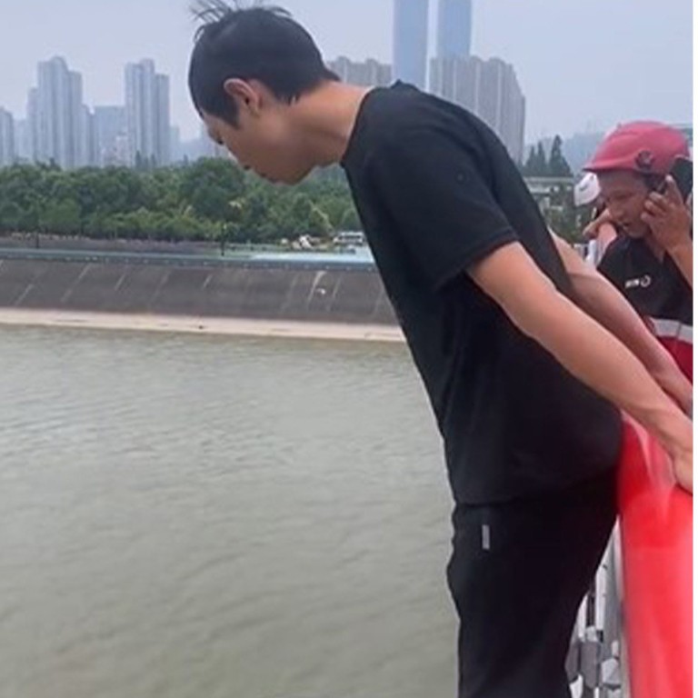 ‘Nothing more precious than life’: hero Chinese food delivery man leaps ...