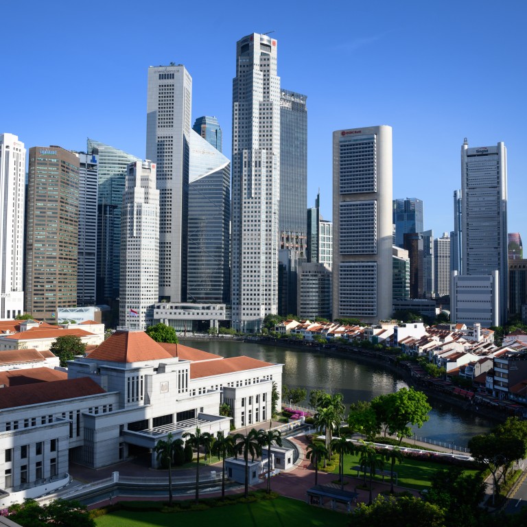 Singapore Buildings Downtown