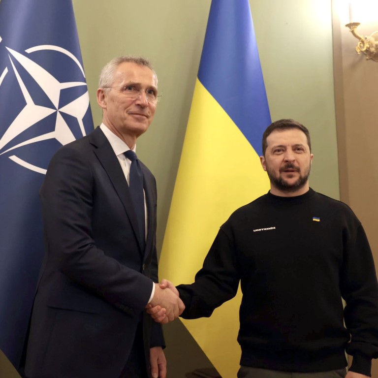 Blow for Zelensky as Nato leaders offer Ukraine support but not ...