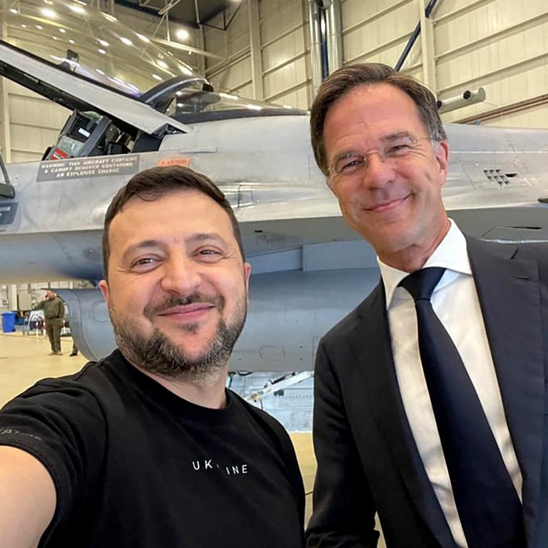 Ukraine’s Zelensky hails ‘historic’ decision to supply F-16 fighter ...