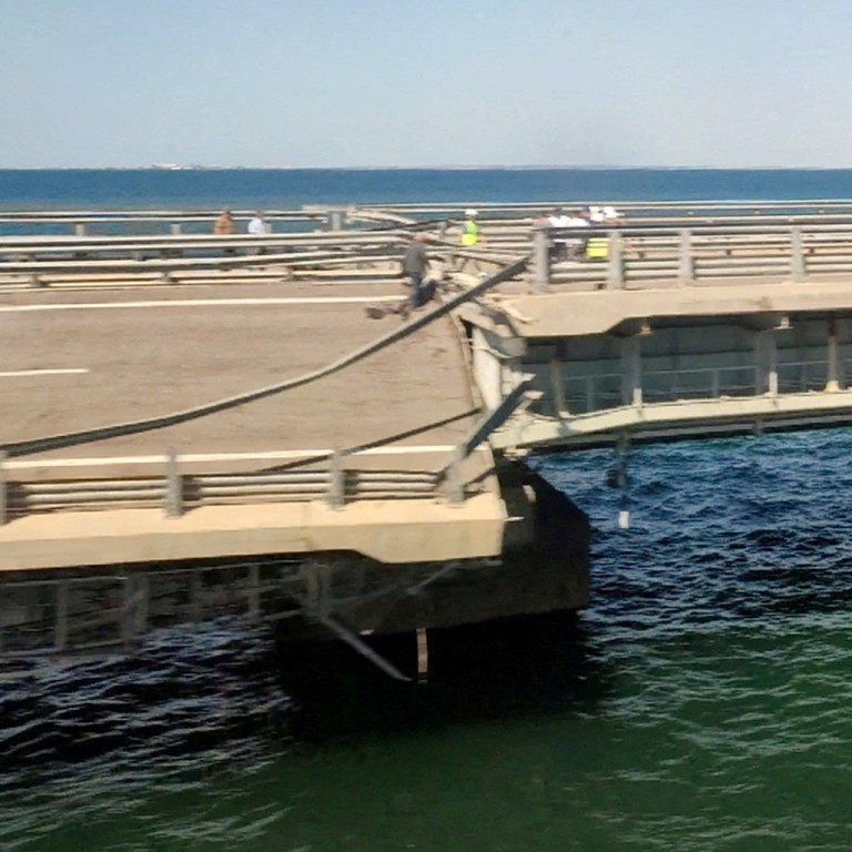 Ukraine war: Russia says it thwarted drone attacks on Crimea bridge ...