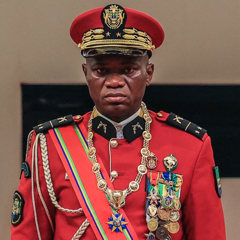 Gabon coup leader Brice Oligui Nguema sworn in as interim president ...